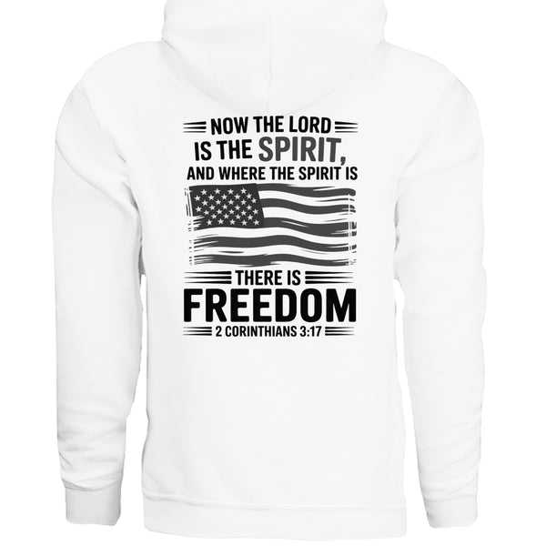 2 Corinthians 3-17 Freedom Sleeve Hoodie – Sacred Stripes